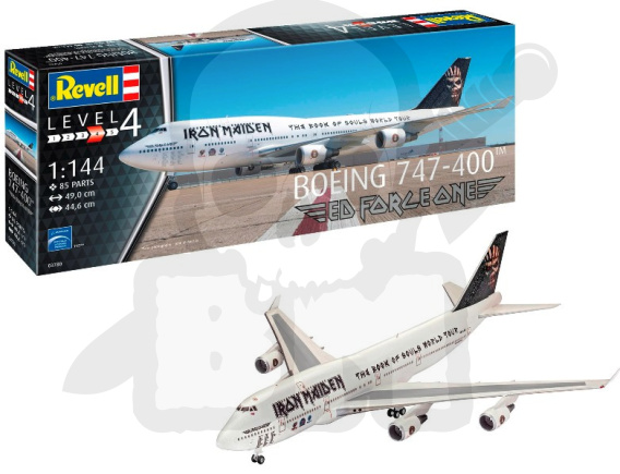 Battle-Models > Revell 03780 Boeing 747-400 IRON MAIDEN Ed Force One 1:144